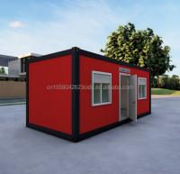 China Affordable 20ft/40ft Wall 50/75/100mm Wave Sandwich Panel Prefabricated Container Room for Modern Family Residence for sale