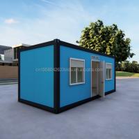 China Affordable 20ft/40ft Wall 50/75/100mm Wave Sandwich Panel Prefabricated Container Room for Modern Family Residence for sale