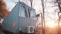China 40ft Shipping Container Transformation for a Convenient Family Home Bedroom Living Room Kitchen and Bathroom Included for sale