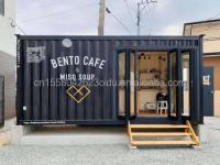 China Flat Pack Container Hotel Modular Tiny Movable Shipping Portable Homes 2 Bedroom Living Container Restaurant Container Homes for sale