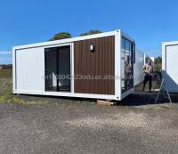 China Hotel Container House Flat Packaging for Rapid Family Building Steel Frame Galvanized Bending 180g Luxury Wooden House for sale