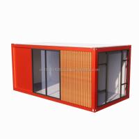China Aluminum Alloy Windows 20FT Mobile Container Housing The Ultimate Choice for Hotel Accommodation and Easy Moving for sale