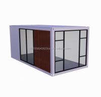 China Aluminum Alloy Windows 20FT Mobile Container Housing The Ultimate Choice for Hotel Accommodation and Easy Moving for sale