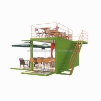 China Galvanized Steel Square Tubes 20ft Luxury Container Room for Coffee Shop Guard Room Office Bar and Family Bar Producer for sale