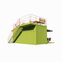 China Galvanized Steel Square Tubes 20ft Luxury Container Room for Coffee Shop Guard Room Office Bar and Family Bar Producer for sale