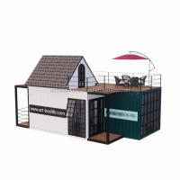 China Family of Three 20ft Luxury 5m High Duplex Container Mobile House with Wall Alternatives and Aluminum Alloy Windows for sale