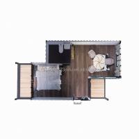 China Family of Three 20ft Luxury 5m High Duplex Container Mobile House with Wall Alternatives and Aluminum Alloy Windows for sale