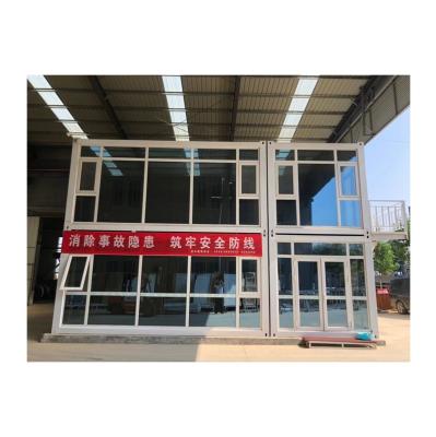 China Modern Design 20ft Container Mobile House for Temporary Construction Site Migrant Workers' Living Quarters Solution for sale