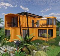 China 20ft Prefabricated Container House for Hotel by Manufacturers Modern Design Villa Family Residence Villa for sale