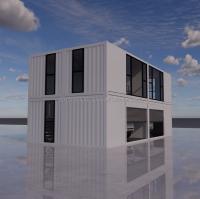 China Customizable Flat Package Prefabricated House with Modern Design Style and Aluminum Alloy Windows for sale