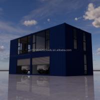 China Customizable Flat Package Prefabricated House with Modern Design Style and Aluminum Alloy Windows for sale