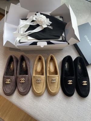 China Maillard Suede Loafers Sheepskin Snow Boots Lamb Wool Lined Soft Winter Warm for sale