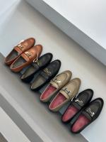 China King Style Slip Ons Loafers Classic Cow Leather Line for Business Wear for sale