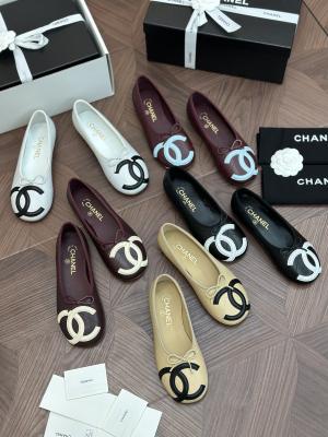 China Bow Detail Ballet Flats Women's Flat Shoes Classic Retro Style for Spring Summer for sale
