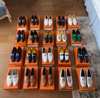 China Paris Leather Mule Loafers Backless Calfskin Pointed Toe for Daily Wear for sale