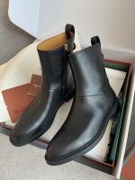 China Loro Soft Calfskin Chelsea Ankle Boots Non Slip Rubber Sole for Winter Wear for sale