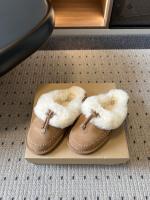 China Half Drag Fluffy Snow Fur Boots Plush Lined Gentle Lazy Winter Comfort Soft for sale