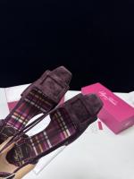 China Suede Square Toe Sandals RV Buckle Back Strap Soft Last for Autumn Wear for sale