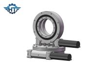 China Hourglass Dual Axis Worm Gear Slewing Bearing For Parabolic CSP Solar PV Tracking for sale