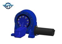 China 7 Inch Single Axis Worm Zero Backlash Slew Drive Hourglass For Construction Machine for sale