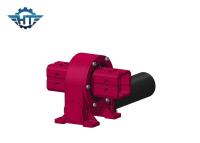 China 24VDC VE9 Slew Drive Gearbox With Hourglass Worm For Tube Output Solar Tracking System for sale