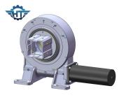 China 24VDC VE9 Slew Drive Gearbox With Hourglass Worm For Tube Output Solar Tracking System for sale
