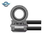 China Single / Dual Axis Slew Drive With OEM Service For 24V DC For Solar Tracking System for sale