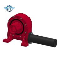 China HT VE Hourglass Worm Gear Slew Drive with Self-Locking and ±60° Custom Rotation for sale