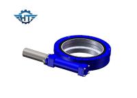 China Horizontal Gear Ratio 102 / 1 Worm Gear Slewing Drive Featured With Self Lock Function For Man Lifts for sale