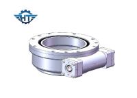 China Enclosed IP66 CE Certified Hydraulic Slew Drive With Compact Design And Self Locking Feature for sale