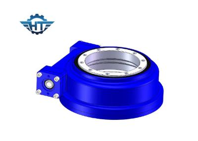 China 7 Inch IP66 Small Backlash Worm Gear Slew Drive With Special Hydraulic Motor For Construction Machinery for sale
