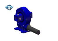 China VE9 Orange Painting High Torque Worm Gear Slew Drive For horizontal single axis solar trackers for sale
