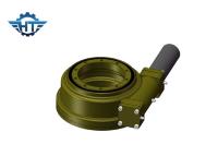 China Horizontal Enclosed Small Slew Drive Attached With 24VDC Motor With For Tilted Solar Trackers for sale