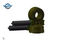 China High Backlash Small Dual Axis Slew Drive Worm And Gear Structure For Solar Tracking System for sale