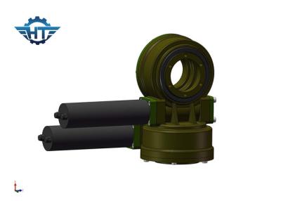 China High Backlash Small Dual Axis Slew Drive Worm And Gear Structure For Solar Tracking System for sale