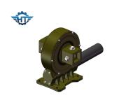 China VE9 Vertical Worm Gear Small Slew Drive With 12V DC Gear Motor And Enclosed Housing for sale