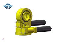 China Blue SDE3 Dual Axis Slew Drive For Solar Tracker With Enclosed Housing for sale
