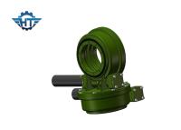 China Dual Axis Small Slew Drive With 24VDC Planetary Geared Motor For Solar Tracking System for sale