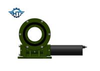 China Solar Trackers Vertical Worm Gear Slew Drive With 24VDC Planetary Electric Gear Motors for sale