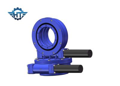 China Envelop Hourglass Worm Gear Slew Drive Gearbox With Reduction Motor For Solar Thermal Power for sale