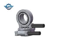 China Two Axis High Torque Worm Drive Slew Drive With 24vdc Geared Motor For Solar Tracker for sale
