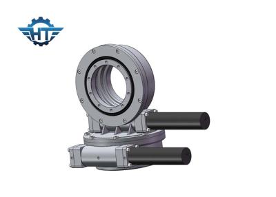 China Two Axis High Torque Worm Drive Slew Drive With 24vdc Geared Motor For Solar Tracker for sale