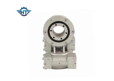 China Worm Gear Dual Axis Slew Drive For Solar Tracker With Good Tooth Contact And 24V Motor for sale