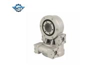 China Worm Gear Dual Axis Slew Drive For Solar Tracker With Good Tooth Contact And 24V Motor for sale