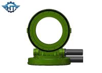 China Biaxial Worm Slew Drive With 24VDC Planetary Motor For 2 Axis Solar Tracking System for sale