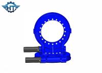 China Envelop Worm Worm Gear Slewing Drive For Solar Tracking System With 24V DC Motor for sale