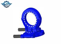 China Dual Axis Worm Gear Slew Drive With 24vdc Gear Motor For Dual Axis Solar Trackers for sale