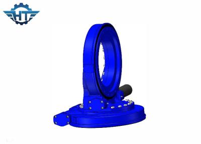 China Dual Axis Worm Gear Slew Drive With 24vdc Gear Motor For Dual Axis Solar Trackers for sale