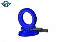 China SDE Worm Slew Drive With 24VDC Planetary Motor For Two Axis PV, CPV And CSP for sale