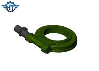 China Durable Envelop Worm Small Slew Drive For Solar Tracker Output Speed 0.02~0.04rpm for sale
